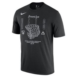 Nike Brooklyn Nets Courtside Max90 NBA-T-Shirt für Herren - Schwarz