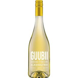 Goodvines GUUBII - alkoholfreier prickelnder Aperitif - Riesling meets Rotwein-Kräuter Essig Ingwer/Limette lieblich