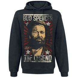 Bud Spencer The Legend Kapuzenpullover schwarz in L