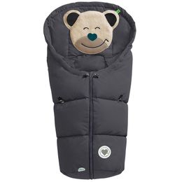 Odenwälder Fußsack Mucki® BEAR (81cm) in nachtgrau