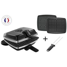 Croque-waffelwaffel 2 platten 1000w schwarz Lagrange 039224