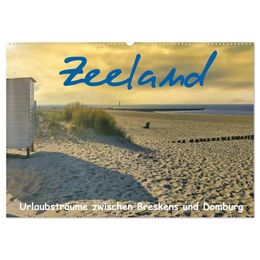 Zeeland - Urlaubsträume zwischen Breskens und Domburg (Wandkalender 2024 DIN A2 quer), Calvendo Monatskalender