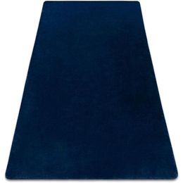 RUGSX Moderner Waschteppich POSH Shaggy, plüschig, dick Antirutsch dunkelblau blue 80x150 cm