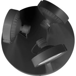 Barcelona Led - Dreifach-Deckenleuchte 'iris 3' Glühbirnen AR111 GU10 Farbe Schwarz - Schwarz
