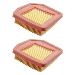 TRADESHOP Trade-shop - 2x Ersatz Luftfilter 8,8 x 7,8 x 2,1cm für viele Stihl Motorsensen / Freischneider wie FR410 FR460 FS240 FS260 FS360 FS410 FS460