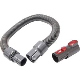 TRADESHOP 2in1 Set: Ersatz Saugschlauch + Steck-Adapter kompatibel mit Dyson DC16 DC24 DC30 DC31 DC34 DC35 DC43H DC44 DC45 DC46 DC47 DC50 DC51 DC56 - Trade-shop