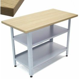 Apex - Werkbank Werkstatttisch 06058 Werktisch 120cm Packtisch Holzarbeitsplatte Tisch