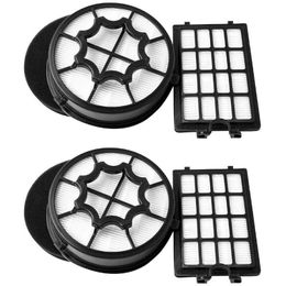 TRADESHOP 2x Trade-shop Filter-Set Staubsaugerfilter 3in1 Vormotorfilter HEPA-Filter Abluftfilter kompatibel mit Electrolux Cyclone Z7860 Z7870 Z7890EL,