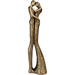 Signes Grimalt - Person -Abbildungen Figur Paar Bronze Gold 7x8x32Cm 30035 - Dorado
