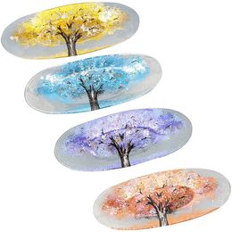 Signes Grimalt - Dekoration Dekoration Tablett Abstrakter Baum bis 4U Multicolor -Tabletts 19x44x3cm 29720 - Multicolor