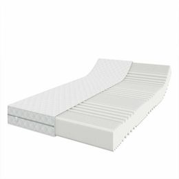 Roe Furniture - Matratze Kaltschaum 7 Zonen Kaltschaummatratze comfort H3 wellness 16cm Höhe 100 x 200 cm (en)