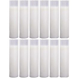 Hs Candle - Ersatzkerze ( N5 ) Nachfüller 12er Pack in Weiß - Weiß