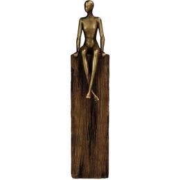 Signes Grimalt Person -Abbildungen Figur Person Podest Bronze Goldr - Dorado