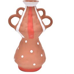 Signes Grimalt Dekorationsvase Dekorative Vase -Vasen und braune Halter 11x15x23cm 29979 - Marrón