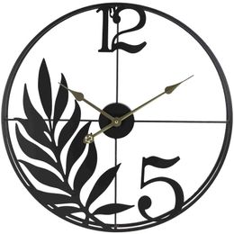 Signes Grimalt - Wand adorno Uhr Schwarze Uhren 60x6x60cm 26973 - Negro