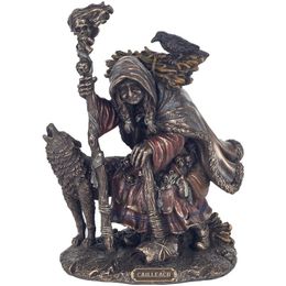 Signes Grimalt - Figurenfiguren Figur Witch Cailleach Bronze Silber 10x15x17cm 30184 - Plateado