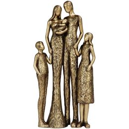 Signes Grimalt - Person -Abbildungen Figur Familie Bronze Dorado 4x12x24cm 30036 - Dorado