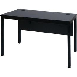 Neuwertig] Schreibtisch HHG 172, Bürotisch Computertisch 120x60cm schwarz - black
