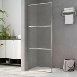 Duschwand für Begehbare Dusche mit Klarem ESG-Glas 80x195 cm FF146635DE