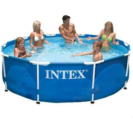 Intex - Frame Pool 305x76cm Stahlrohrbecken Schwimmbecken Swimming Pool 28200
