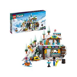 Lego Friends 41756 Skipiste und Café Bausatz, Mehrfarbig