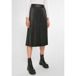 Basler Plisseerock Skirt, schwarz