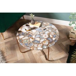 Riess Ambiente riess-ambiente Couchtisch NOBLE Ø65cm bunt / gold (Einzelartikel