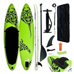 DOTMALL Inflatable SUP-Board Stand Up Paddle Aufblasbar Set 305x76x15 cm für Erwachsene