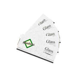 Weedness Feinpapier Glas Long-Paper Transparent Glass Papers Long King Size Paper Rolling