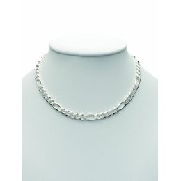 Adelia´s Adelia´s Silberkette 925 Silber Figaro Halskette 45 cm Ø 5,1 mm, Silberschmuck für Damen, silberfarben