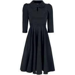 H&R London H&R London Glamorous Velvet Tea Dress Mittellanges Kleid schwarz in L