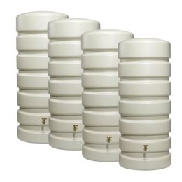 4rain CLASSIC Wandtank-SET 2600 L, sandbeige