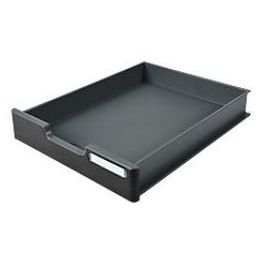 Exacompta ECOBlack Schubladenbox DIN A4+ Kunststoff Dunkelgrau 28,5 x 34,5 x 5,4 cm