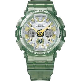 Chronograph Casio G-SHOCK "GMA-S120GS-3AER" Armbanduhren grün (hellgrün) Damen Quarzuhren