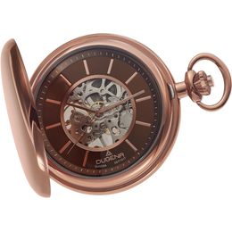 Taschenuhr Dugena "Savonette, 4460977-1" Taschenuhren braun (bronzefarben) Damen Taschenuhren