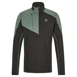 Sweater Ziener "JAPVO" Gr. 46, schwarz (unifarben mit farbeinsatz) Herren Sweatshirts