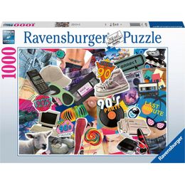 Ravensburger Puzzle Die 90er Jahre, 1000 Puzzleteile, Made in Germany; FSC®- schützt Wald - weltweit, bunt