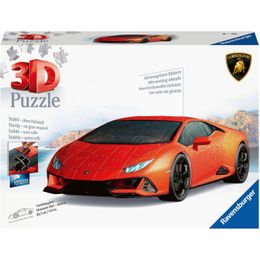 Ravensburger 3D-Puzzle Lamborghini Huracán EVO - Arancio, 108 Puzzleteile, Made in Europe; FSC®- schützt Wald - weltweit, orange