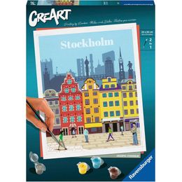 Ravensburger Malen nach Zahlen CreArt, Colorful Stockholm, Made in Europe; FSC®- schützt Wald - weltweit, bunt