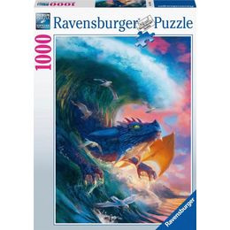 Ravensburger Puzzle Drachenrennen, 1000 Puzzleteile, Made in Germany; FSC®- schützt Wald - weltweit, bunt