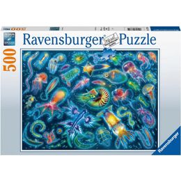 Ravensburger Puzzle Farbenfrohe Quallen, 500 Puzzleteile, Made in Germany; FSC®- schützt Wald - weltweit, bunt