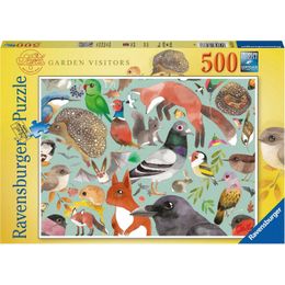 Ravensburger Puzzle Garden Visitors, 500 Puzzleteile, Made in Germany; FSC®- schützt Wald - weltweit, bunt