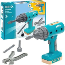Brio® Kinder-Akkuschrauber Builder Akkuschrauber, FSC®- schützt Wald - weltweit, blau