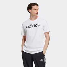 Adidas Essentials Single Jersey Linear Embroidered Logo T-Shirt