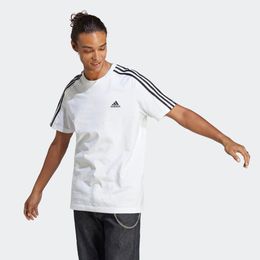 Adidas Essentials Single Jersey 3-Streifen T-Shirt