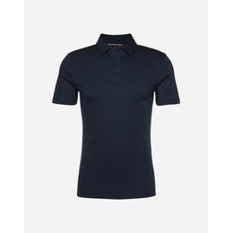 Michael Kors Poloshirt im Flammgarn-Design Herren Gr&ouml;&szlig;e XL nachtblau