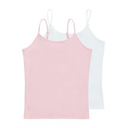 Polo Ralph Lauren Top Mädchen Größe 152/164 rosa / weiß
