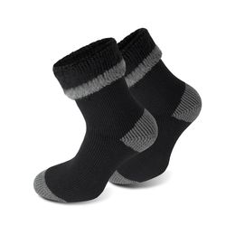 Polar Husky Socken 'Extrem Hot' Damen Gr&ouml;&szlig;e 43/46 grau / schwarz