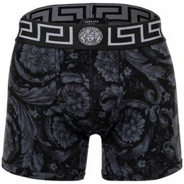 Versace Boxershorts Herren Größe XXL hellgrau / schwarz