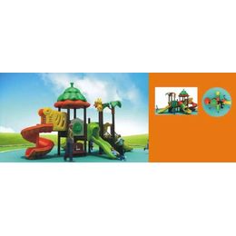 JVmoebel Spielturm Kunststoff Spielhaus Outdoor Spielplatz für Kinder Garten